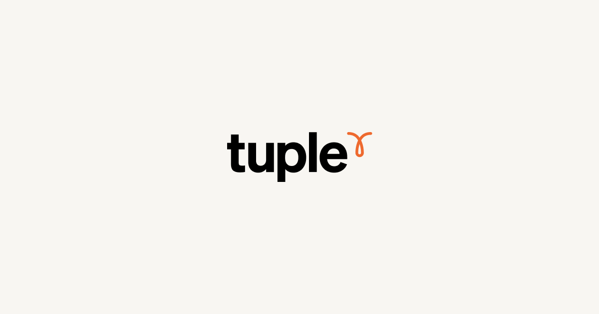 Tuple, a technology studio 😊